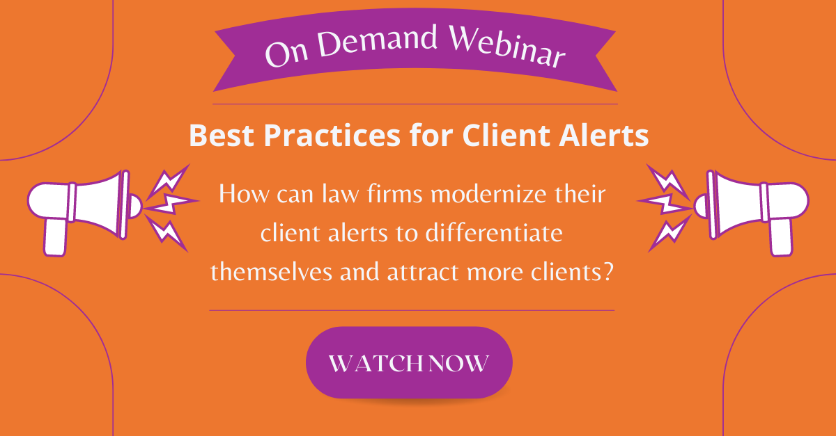 Best Practices for Client Alerts Webinar